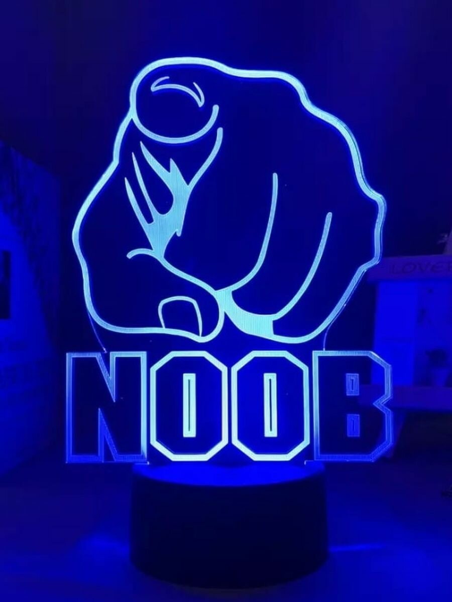 Ночник для Геймера - Game. Подарок геймеру — декор для игровой комнаты с символикой популярных игр, узнаваемыми персонажами и атмосферой киберспорта.