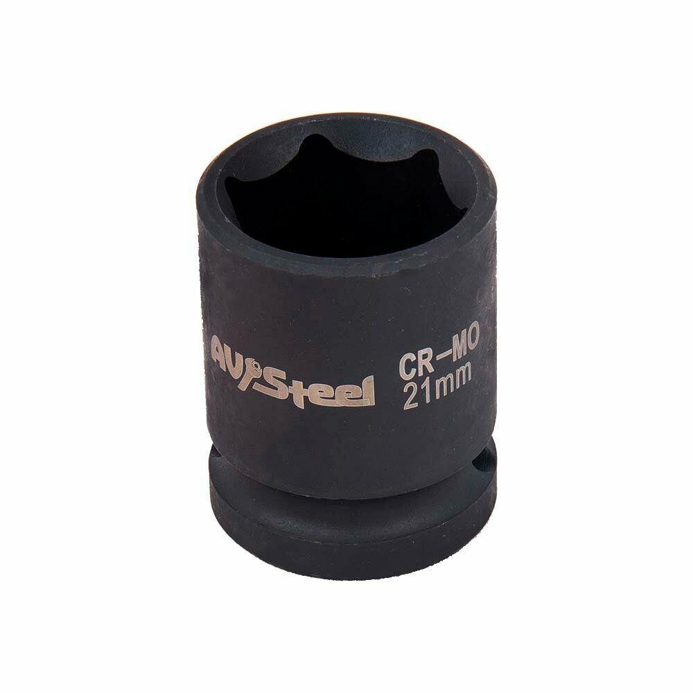 Головка ударная 1/2" шестигранная 21мм "AV Steel"