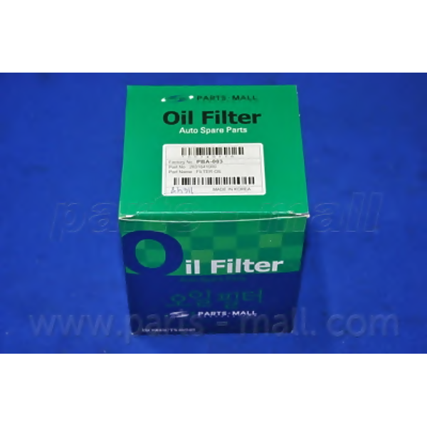 PARTS-MALL PBA-003 (0008060266 / 0947207 / 0K01623802A) фильтр масляный\ isuzu trooper 2.2td