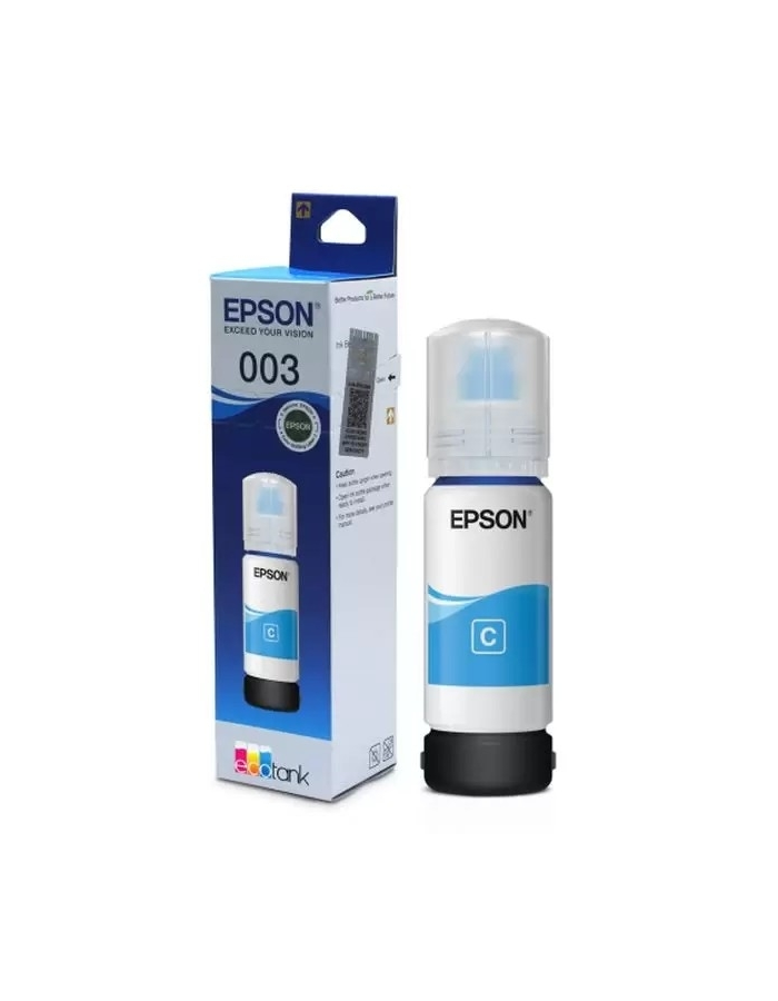 EPSON C13T00V298 Контейнер 003 с голубыми чернилами для L3210, L3216, L3256, 65 мл.(cons ink)
