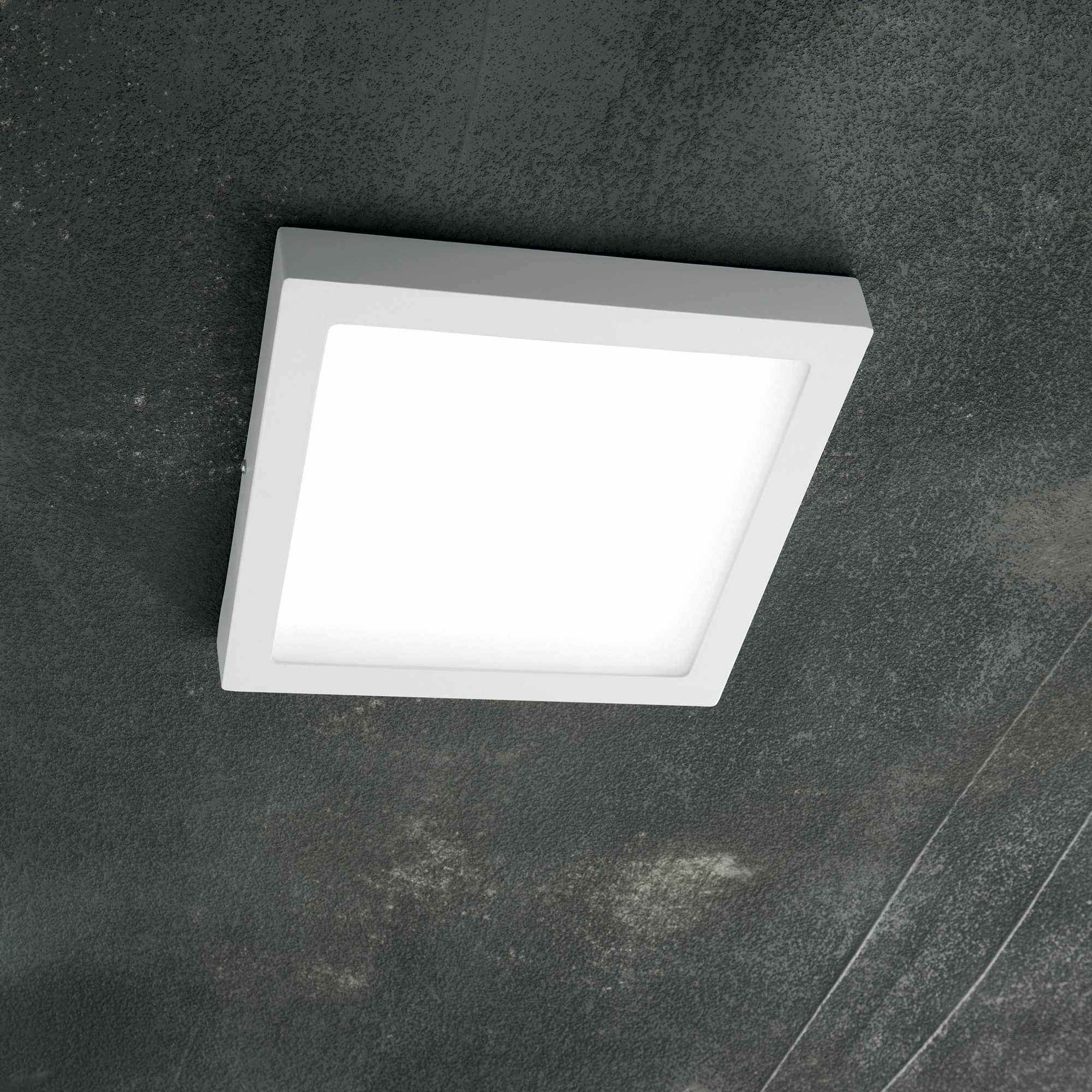 Светильник настенно-потолочный ideal lux Universal PL D30 Square 25Вт 2600Лм 3000К LED 230В IP20 Алюминий/Пластик Белый 138657.