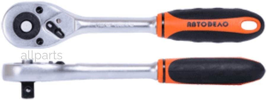 Автодело 39728 Трещотка с квадратом 1/2, L 250 мм . 8 град. АвтоDело 39728