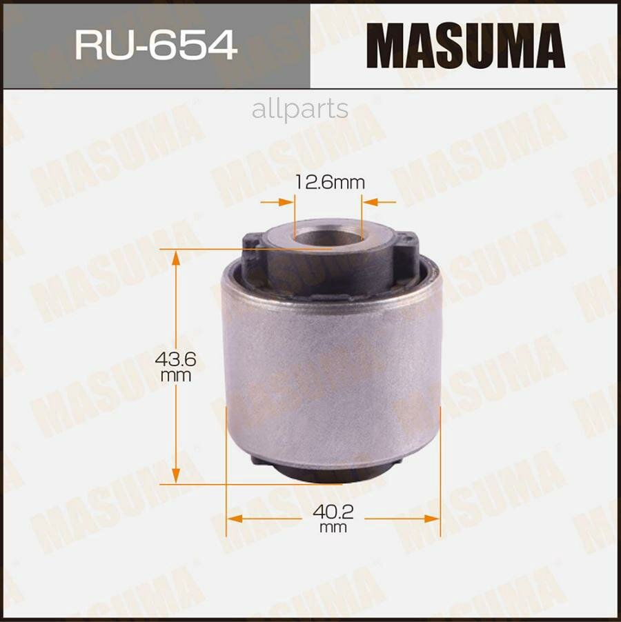 MASUMA RU-654 сайлентблок задней тяги!\ Mazda CX-5 11>