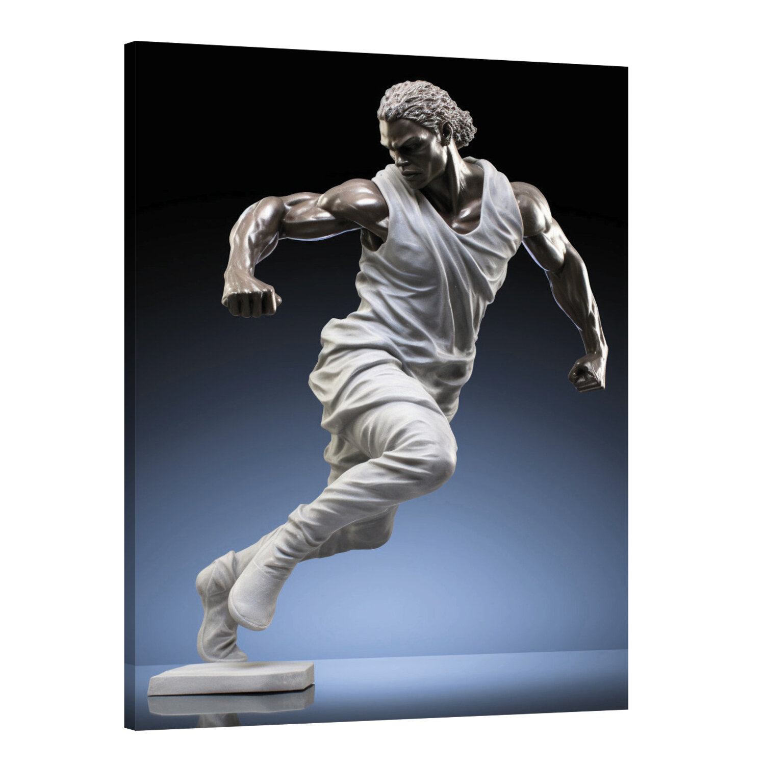 Интерьерная картина 50х70 "Скульптура Олимпиец"