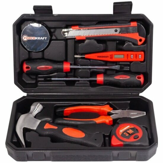 Набор инструментов Forcekraft FK-1009B, 9 предметов