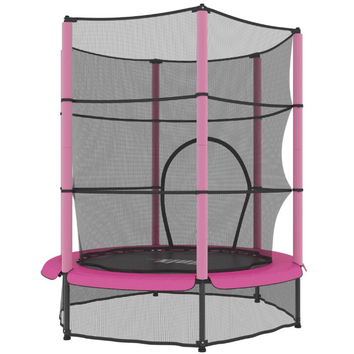 Батут UNIX line Kids 4.6 ft TR46PIN, 140 cm, Pink