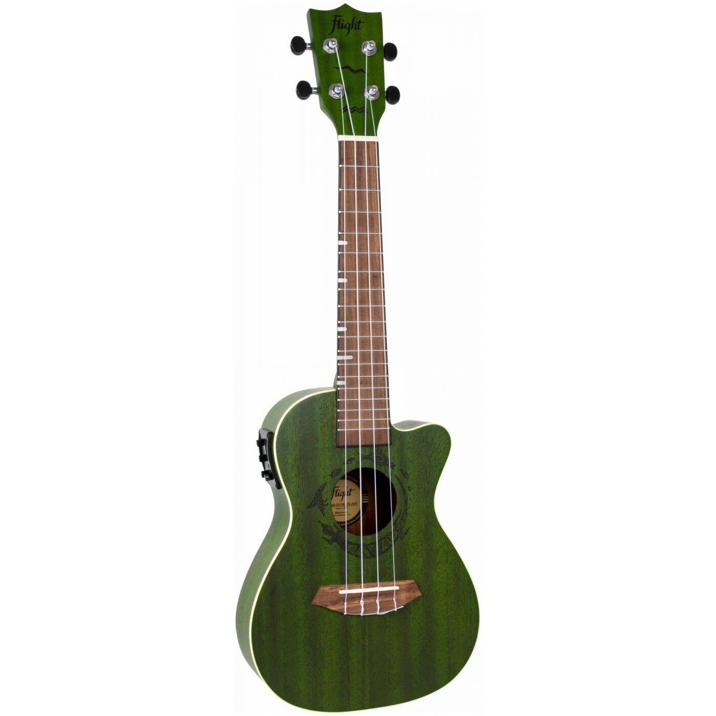 Укулеле Flight DUC380 CEQ JADE