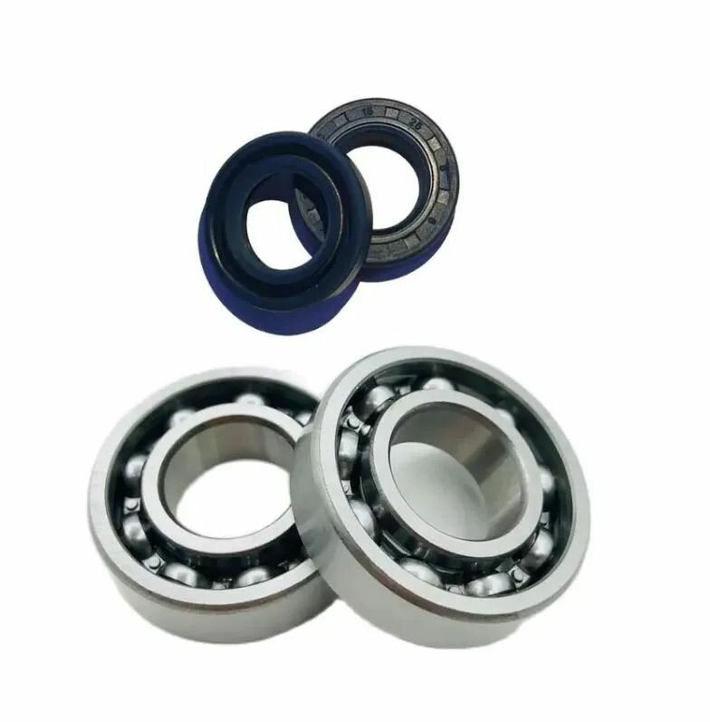 Подшипники коленвала бензопилы (пара)+ сальники коленвала (пара) Stihl MS 180