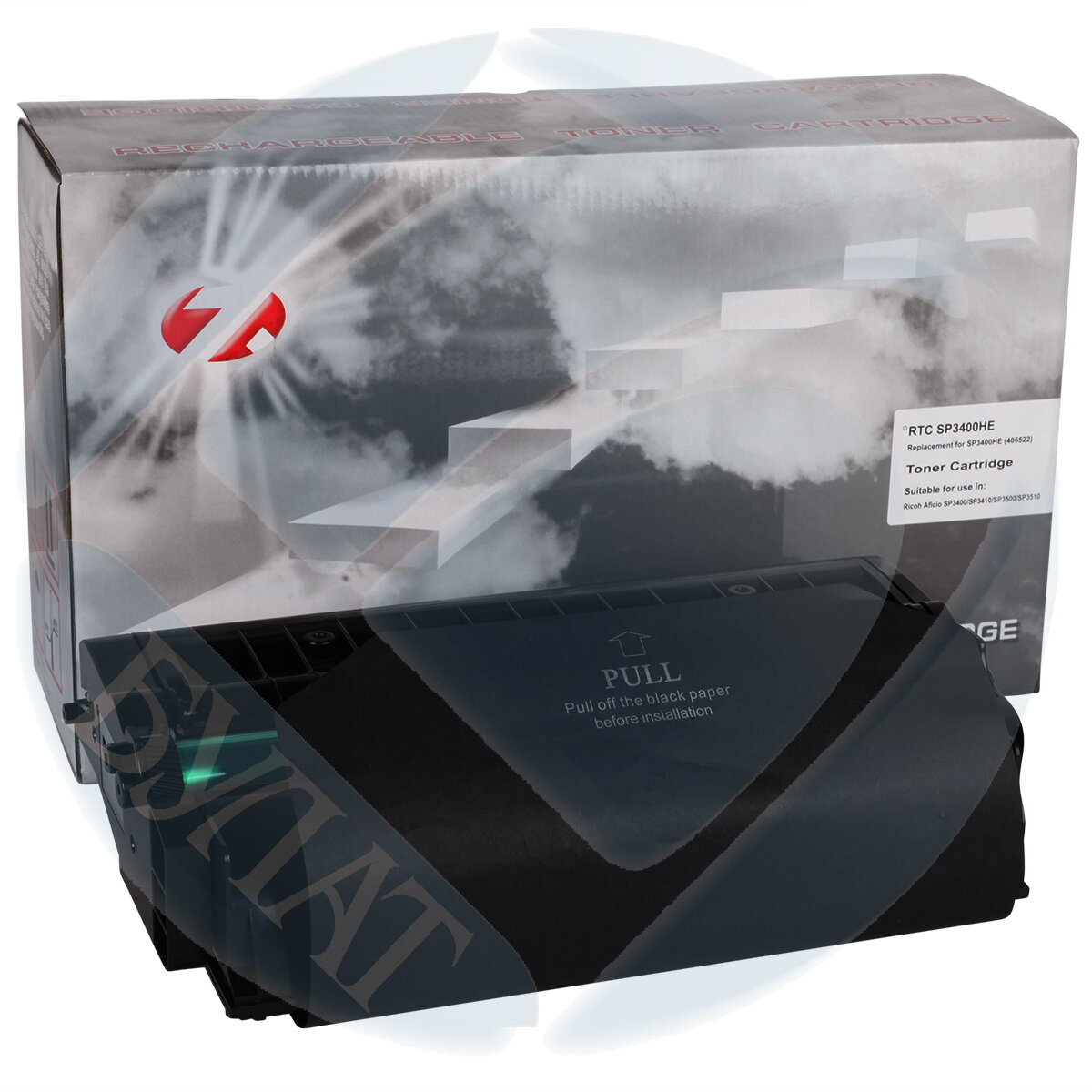 Тонер картридж 7Q SP3400HE (406522) для Ricoh Aficio SP 3400 (Чёрный, 5000 стр.)