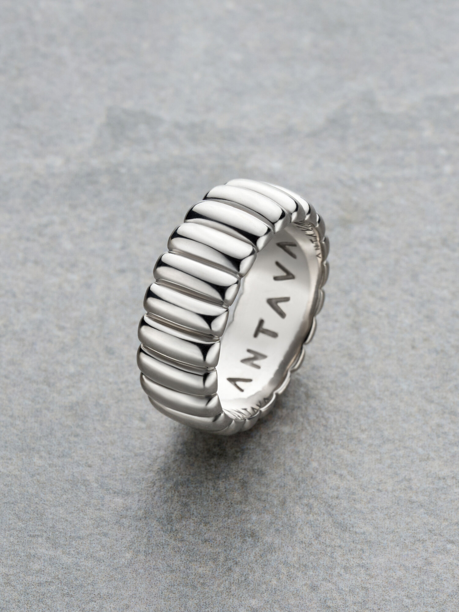 Кольцо обручальное, серебро, 925 проба, родирование