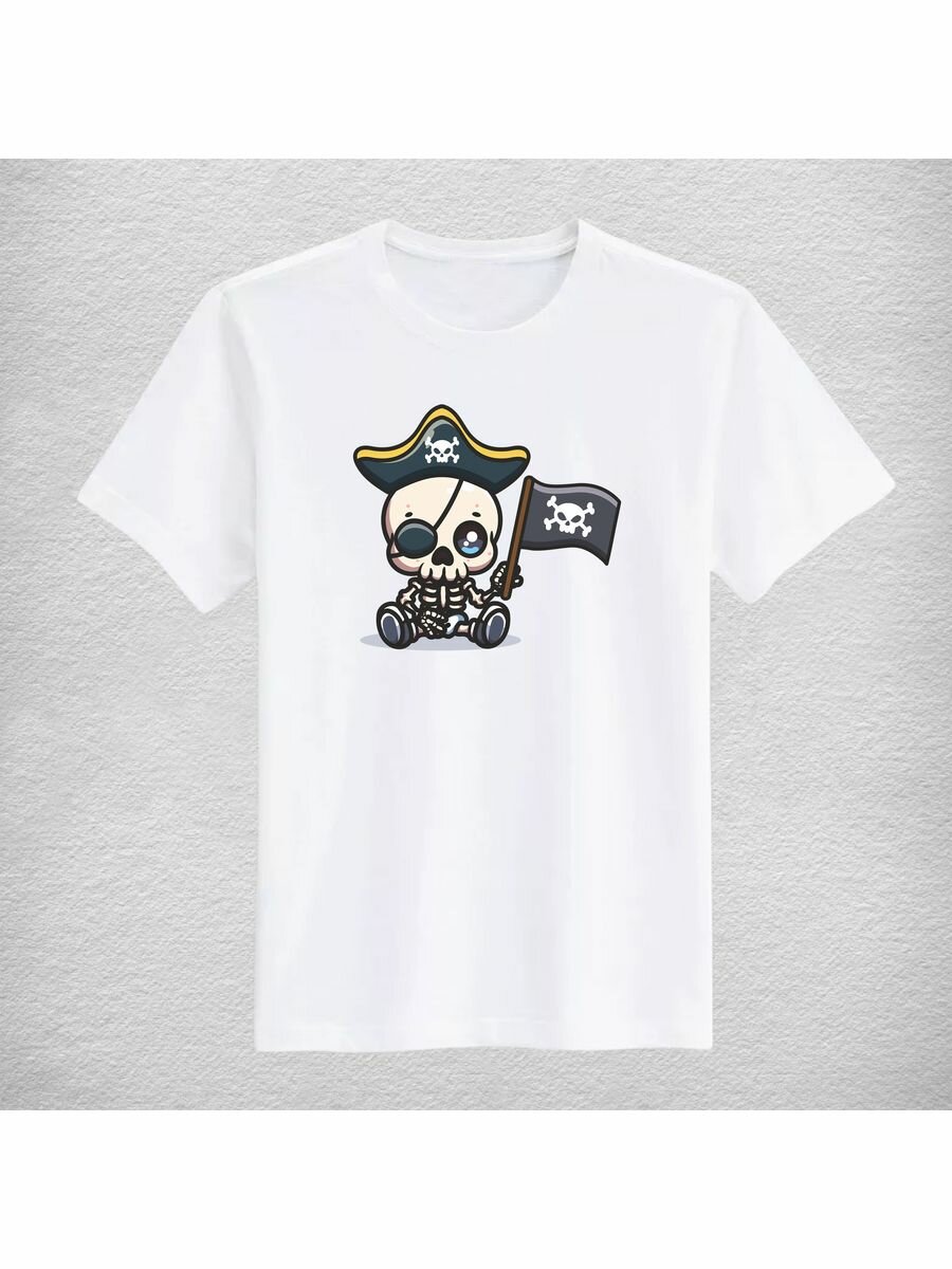 Футболка скелет маленького пирата