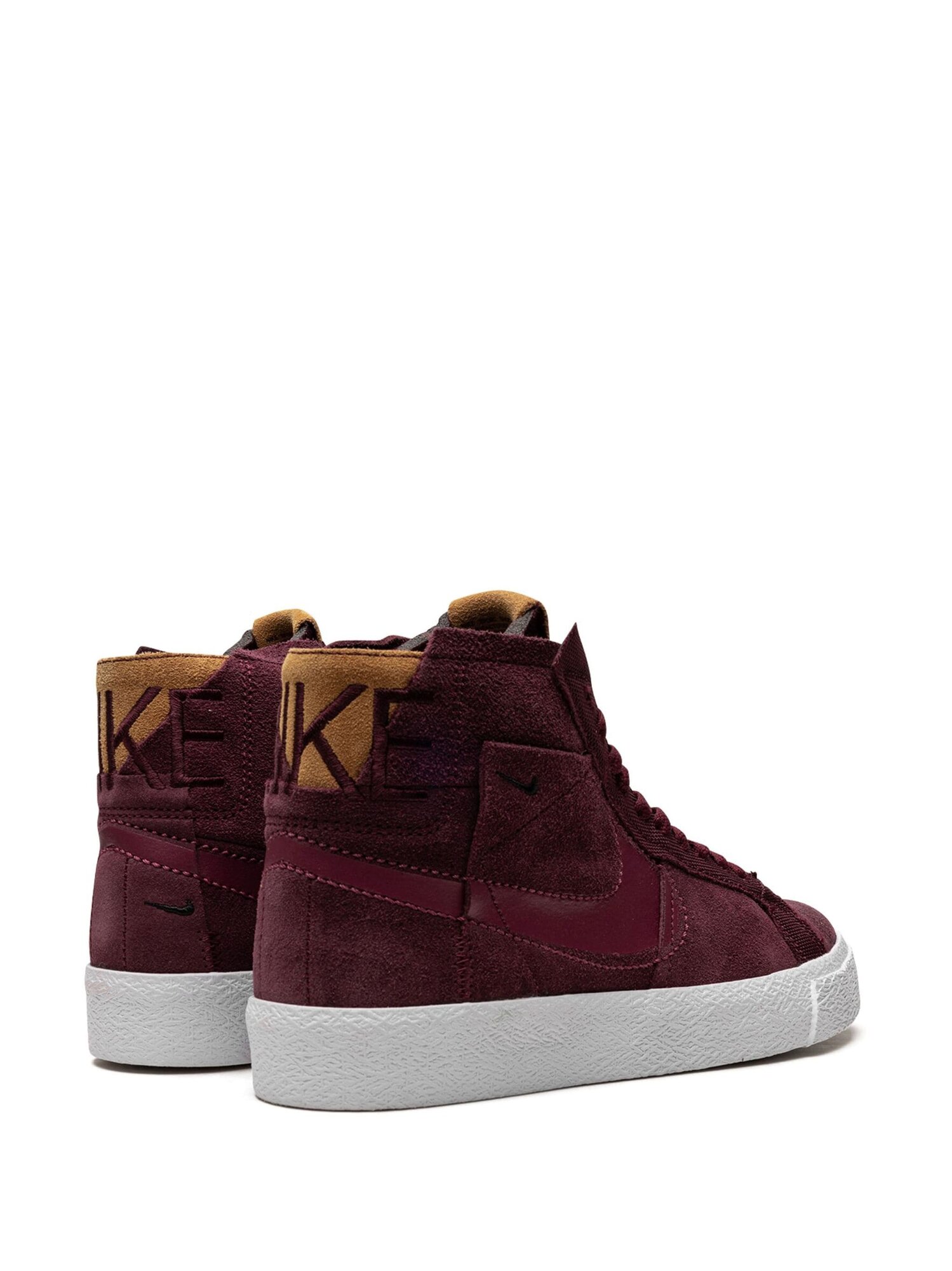 Кроссовки NIKE SB Blazer Mid Night Maroon, размер 6 US, purple — фото 1