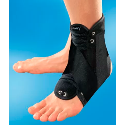 Ортез на голень с полной фиксацией и шнуровкой L