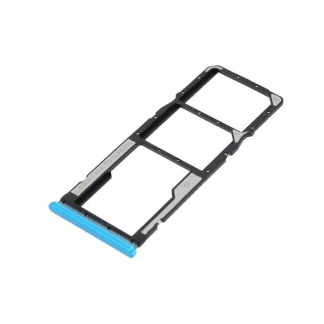 SIM-лоток (сим держатель) для Xiaomi Redmi Note 9S, 9 Pro Серый