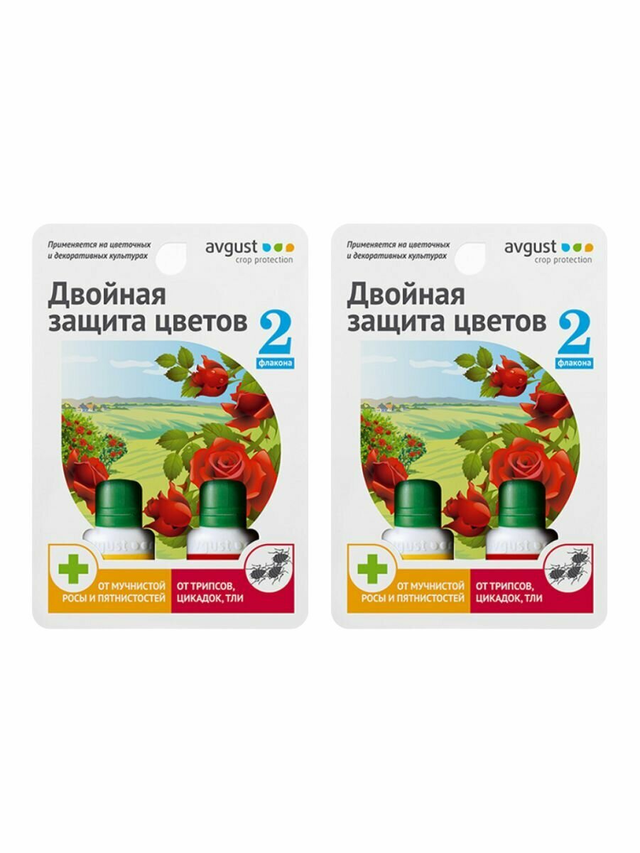 Комплект Комплекс препаратов от болезней и вредителей Чистоцвет+Биотлин 10 мл. + 9 мл. х 2 шт.