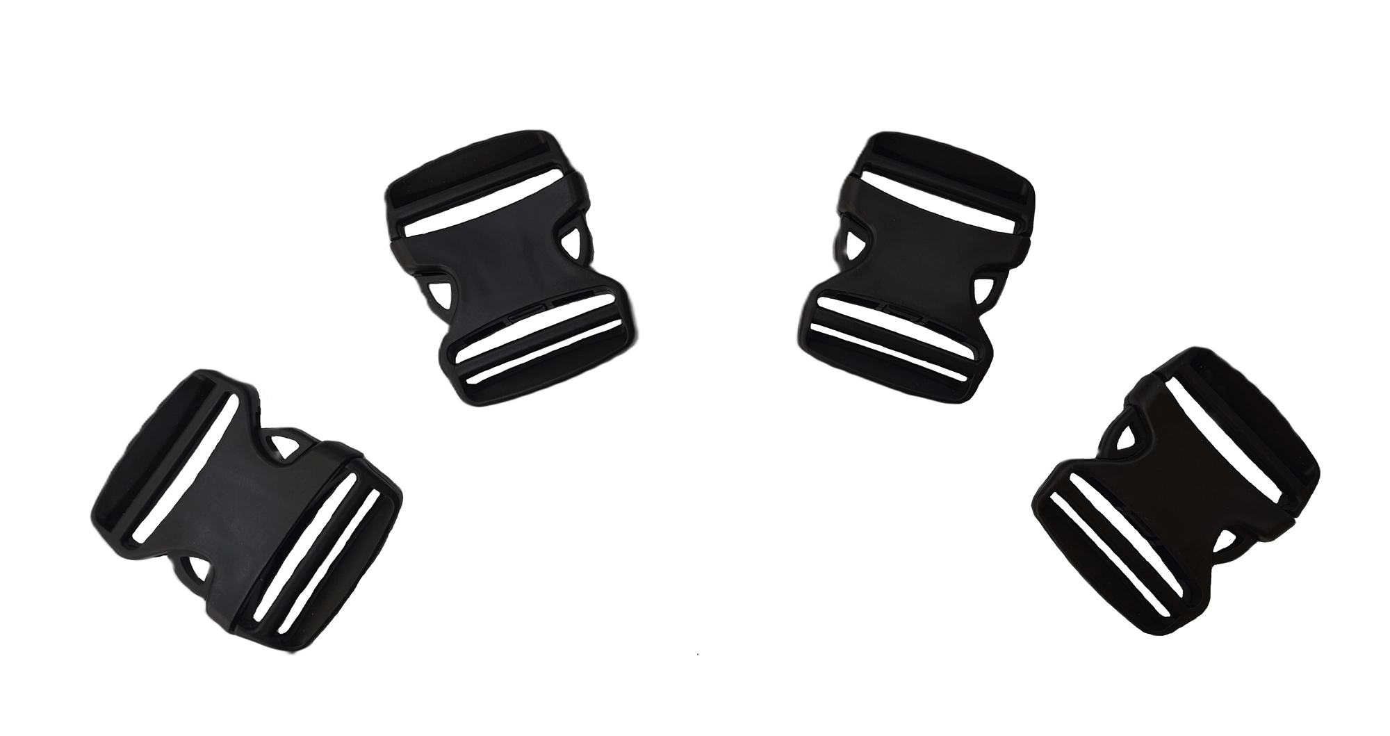Застежка Фастекс ширина 50 миллиметров, количество 4 штуки, черный