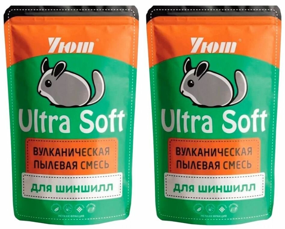Уют Вулканическая смесь для шиншилл Ultra Soft, 0.73 л, 2 уп