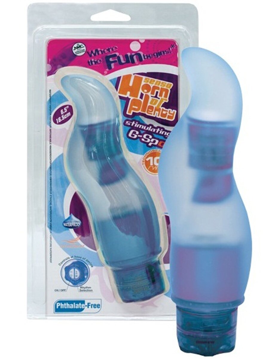 Гелевый вибратор для точки G, 10 режимов "Horn of Plenty" 16.5см