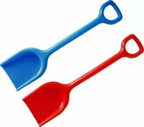 Лопата Совтехстром, 47см, от 6 лет, пластиковая, красная/синяя, 1шт