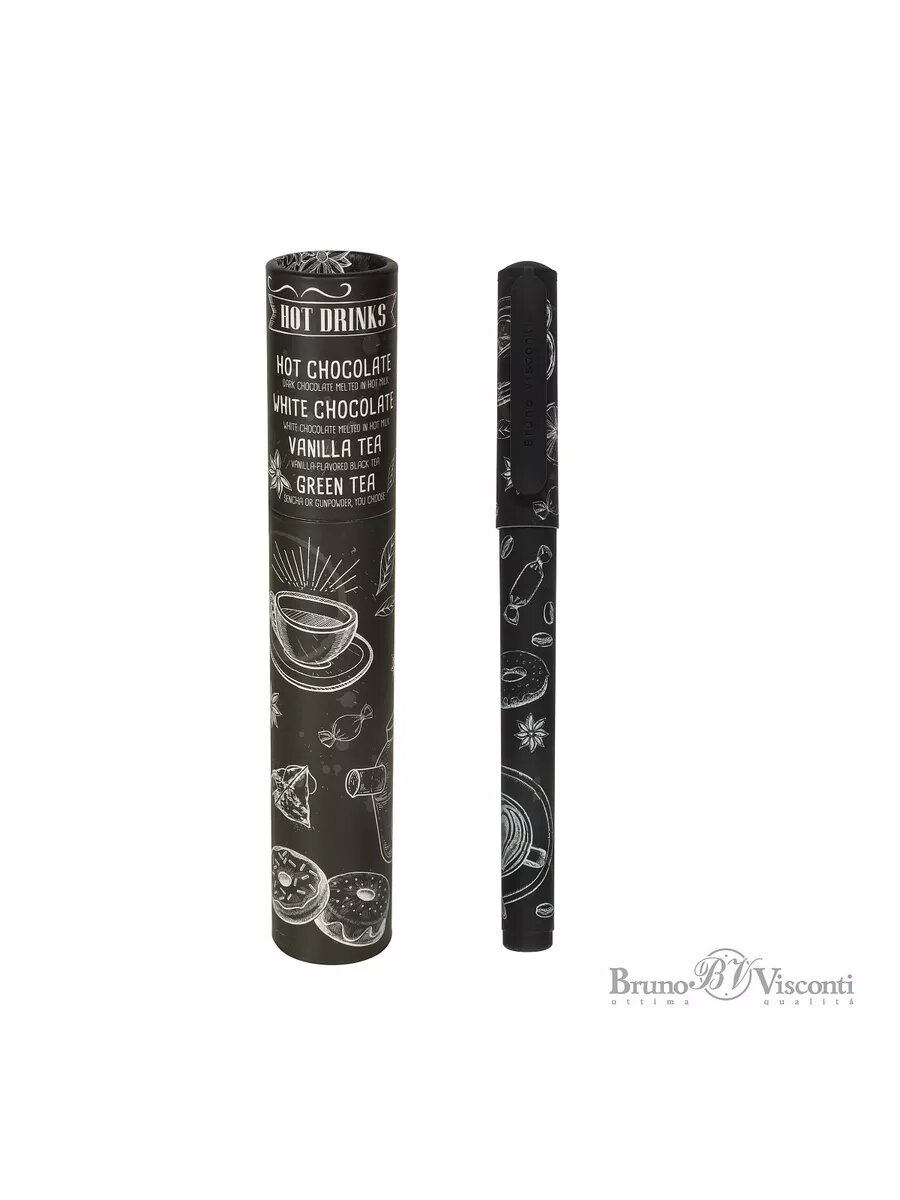 Ручка подарочная в индивид. футляре "Caffe nero. Time"/1