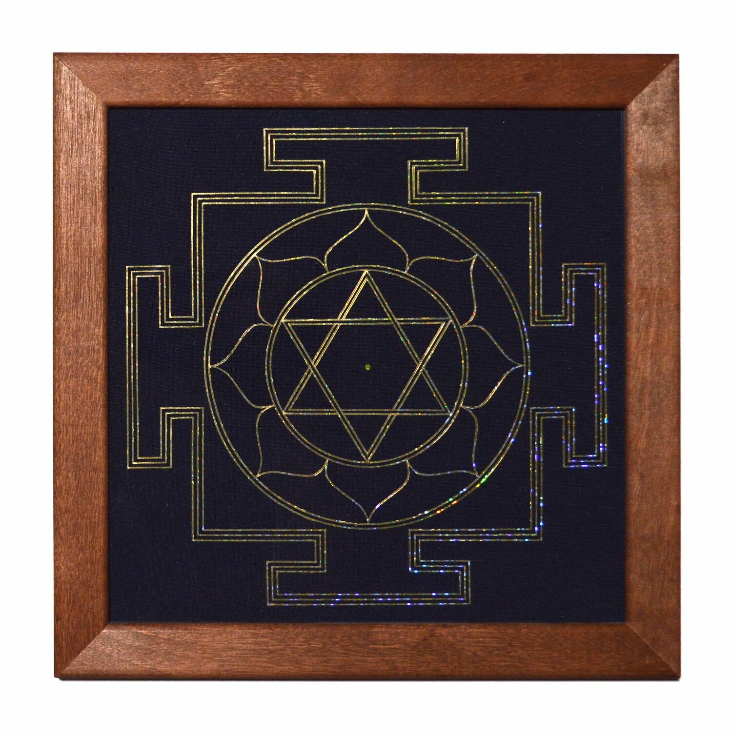 Панно "Дхумавати-янтра" (21 х 21 см)