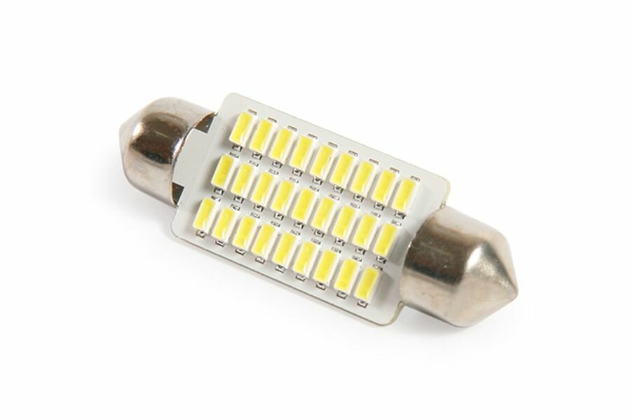Лампа светодиодная FESTOON-27SMD-3014- 39мм 24V (1 штука) (20185)