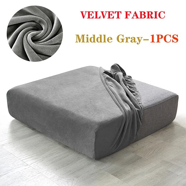 Чехол для дивана BRHUIXUE полиэстер Normal Size (L)-1pc, Middle Gray