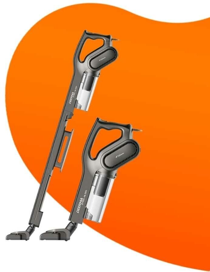 Пылесос deerma Vacuum Cleaner DX700S Gray, 600W, 220V 50 Hz, Dust tank capacity: 0.8L, Noise level: 75dB