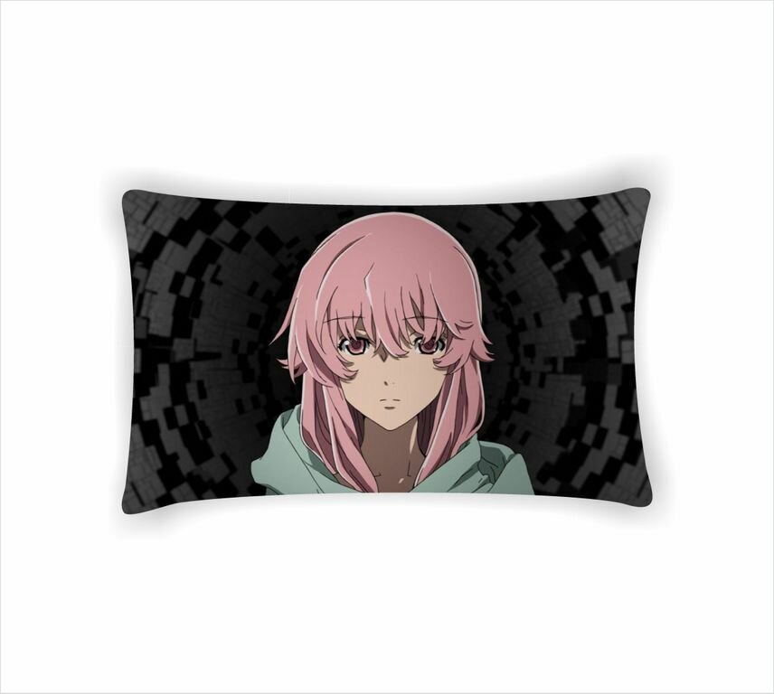 Подушка The Future Diary, Дневник будущего №1, С одной стороны