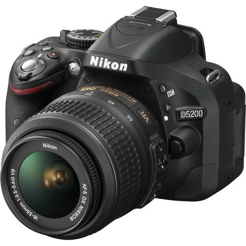 Фотоаппарат Nikon D5200 Kit 18-55 мм f/3.5-5.6, черный