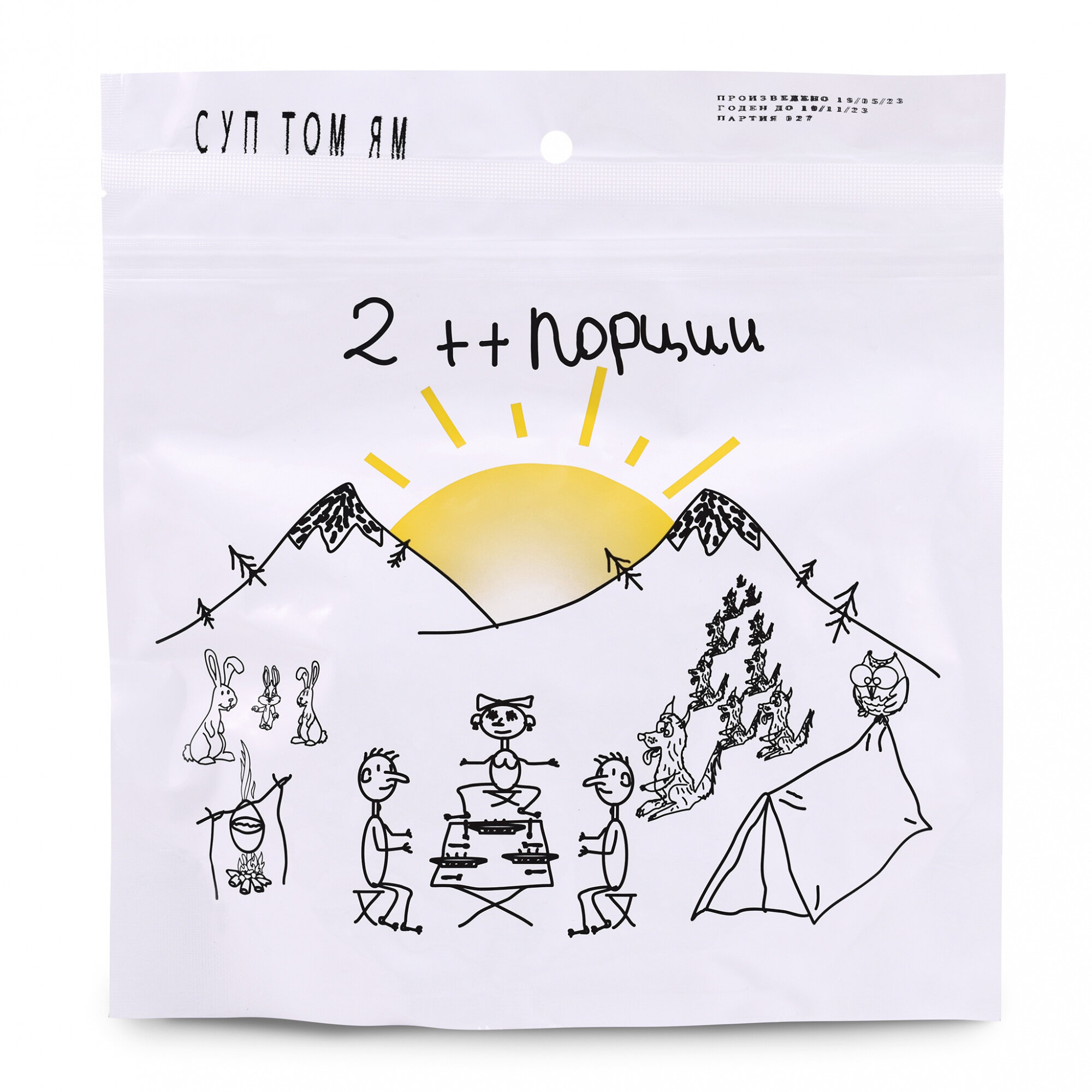 Сублимат Суп Том Ям 140 гр, 2 порции