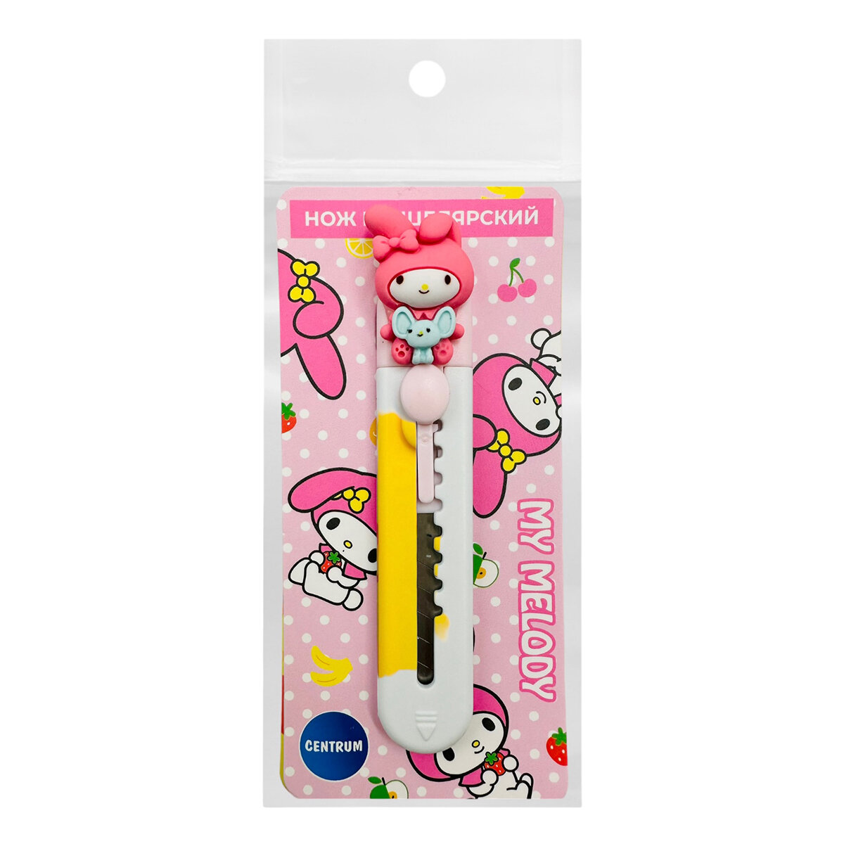 Centrum Нож канцелярский 9 мм My Melody 73964-VB20 резак для бумаги и творчества