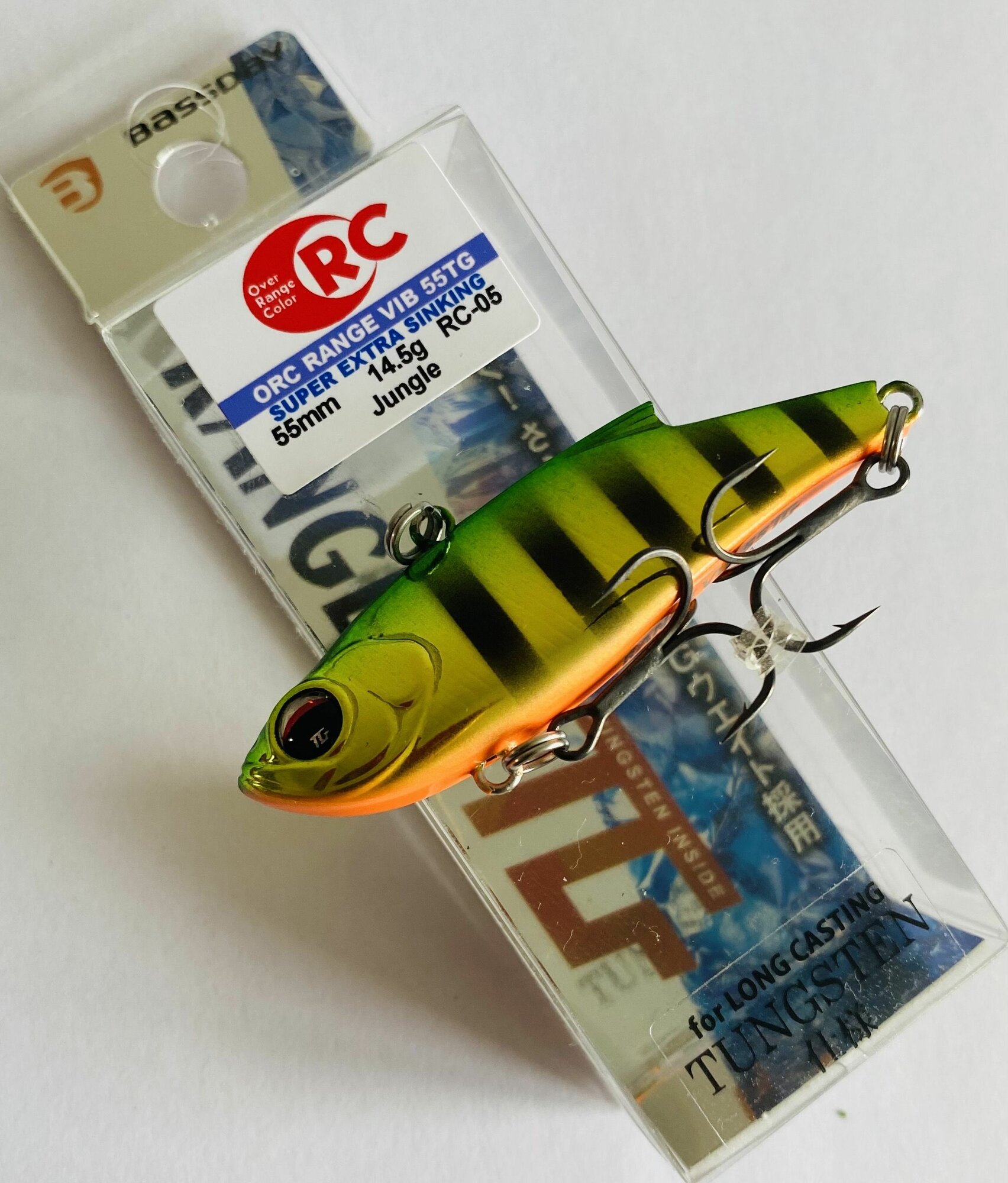 Раттлин Bassday Range Vib 55TG 14.5g цвет RС-05 #вольфрам #хищник