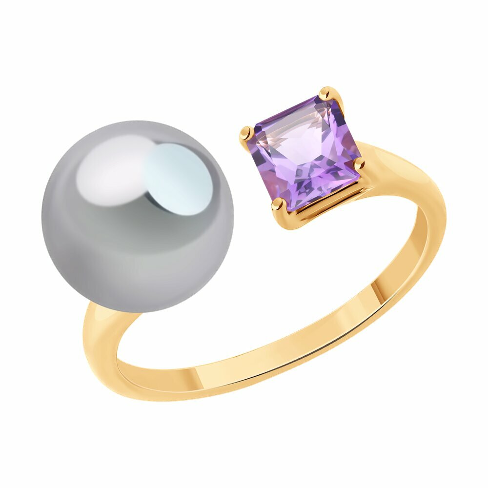 Кольцо, красное золото, 585 проба