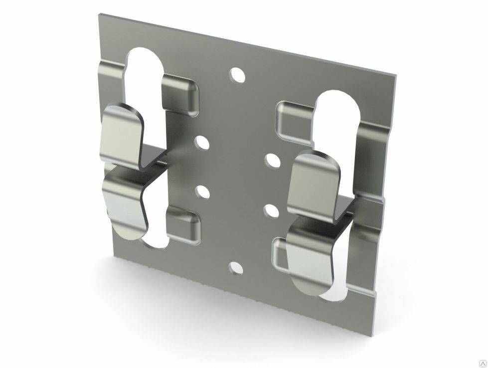 Крепежный кляммер рядовой 70х10 ПЭ-01-ЦВ Цветной-1 МП, 20 шт.