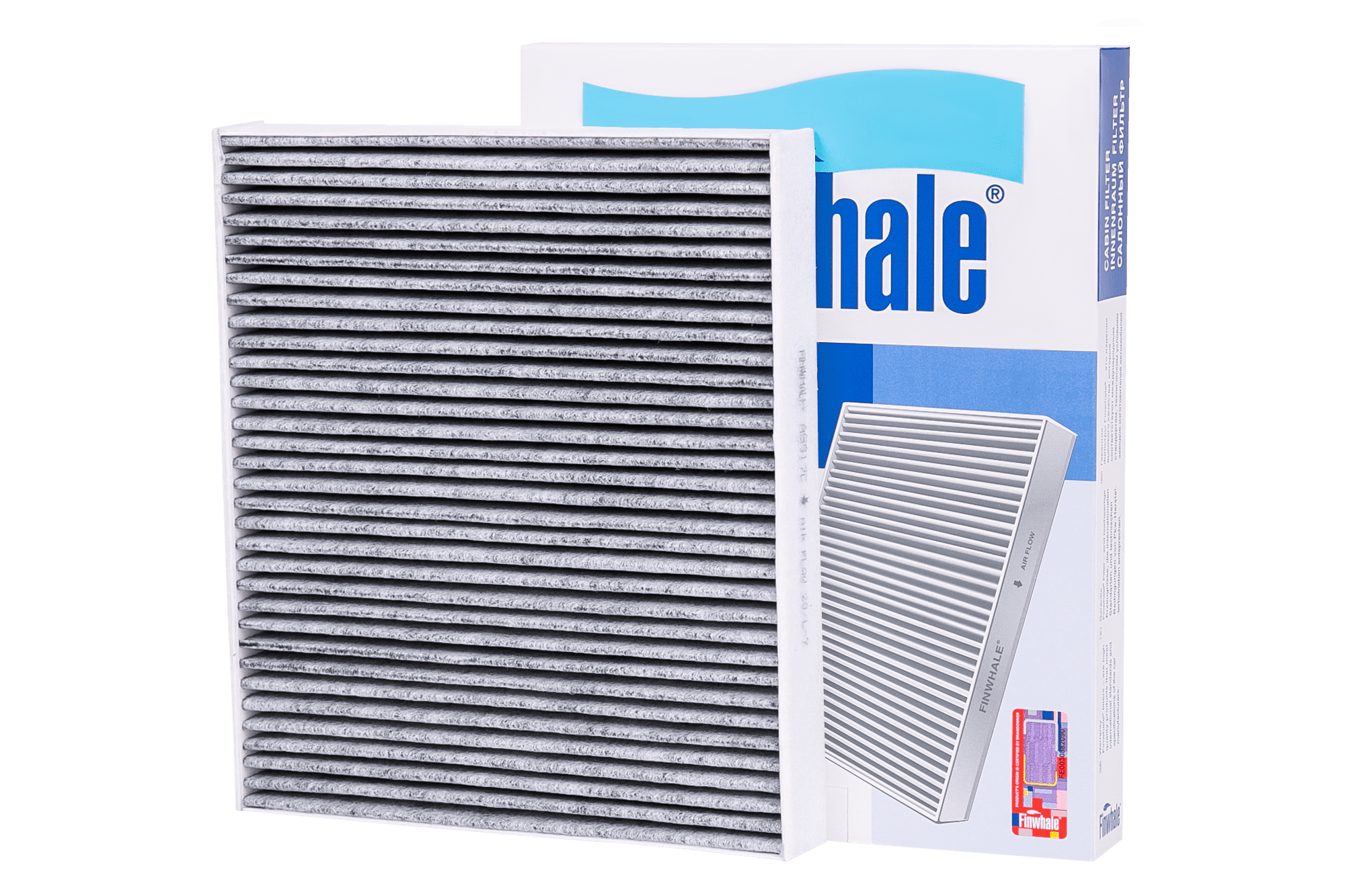 Салонный фильтр Поло Седан, Поло Лифтбек, Шкода Рапид (угольный) FINWHALE 6R0819653