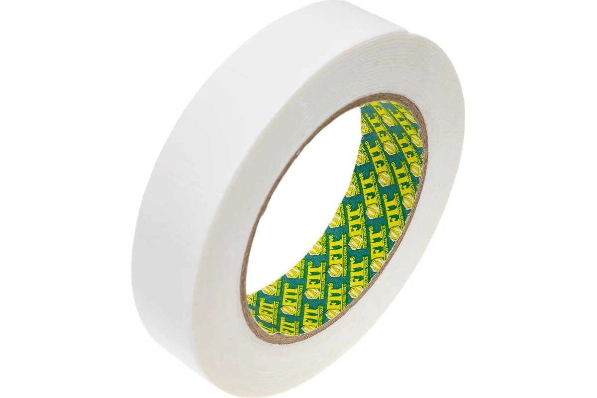 FIT IT Лента клеящая, двухсторонняя на вспененной основе 25 мм х 5 м 11787