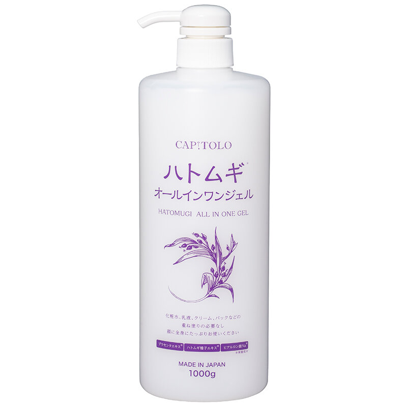 Увлажняющий гель для лица CAPITOLO Hatomugi All In One Gel 1000 мл