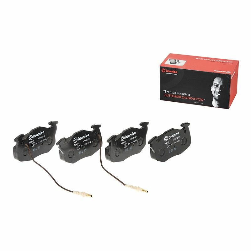 Тормозные колодки дисковые передние BREMBO P68010 для а/м RENAULT 19-21, PEUGEOT 205/305/405,