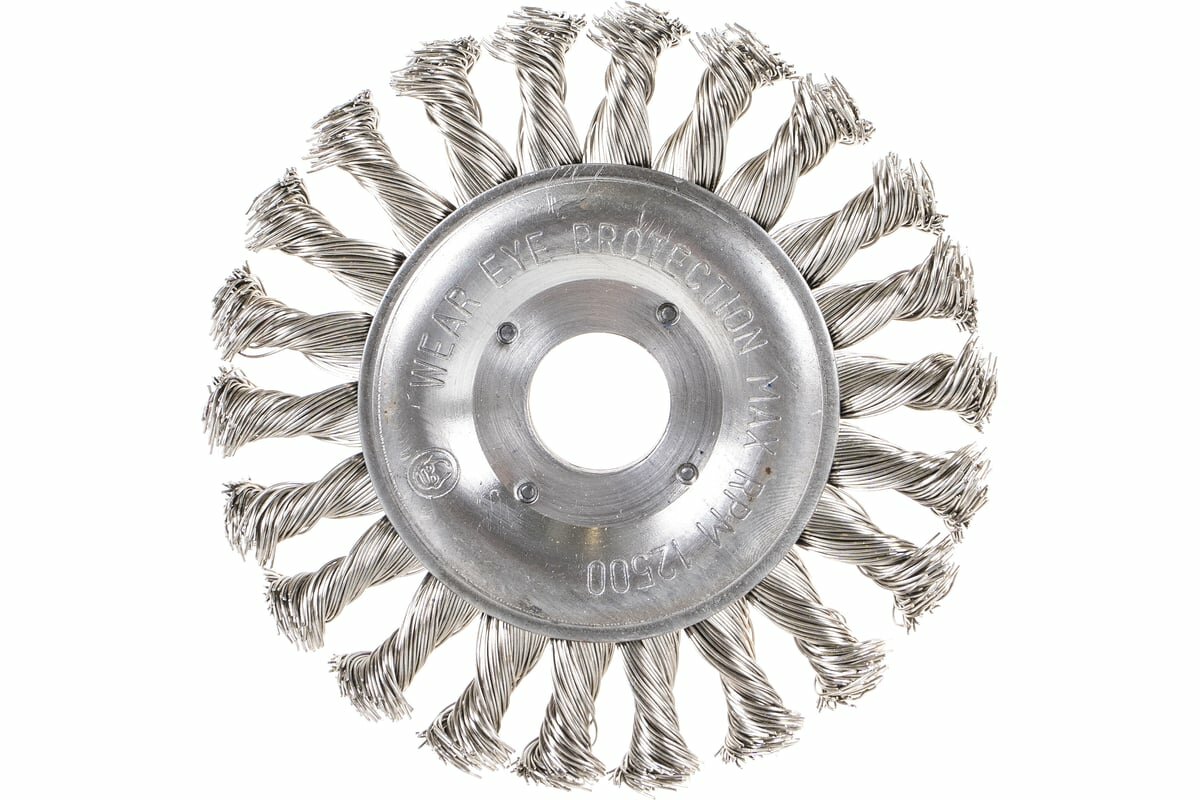 Щетка цилиндрическая со жгутовой нержавеющей проволокой Эксперт 567 125×22,2 20806007