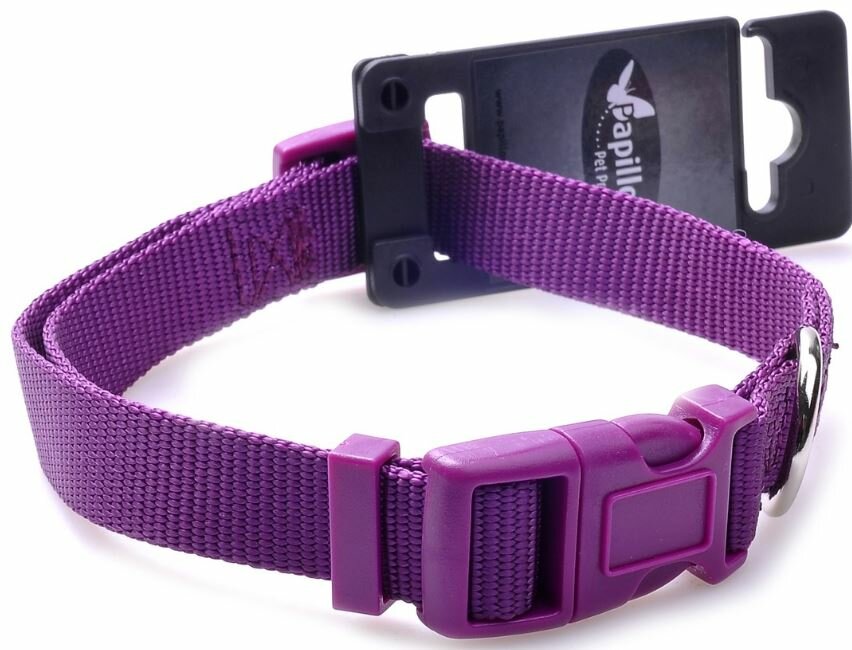 Papillon Нейлоновый ошейник 25мм - 48-70см, фиолетовый