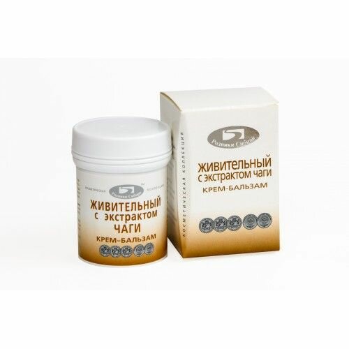 Крем-бальзам Живительный с экстрактом чаги для восстановления и заживления кожи, 60 г