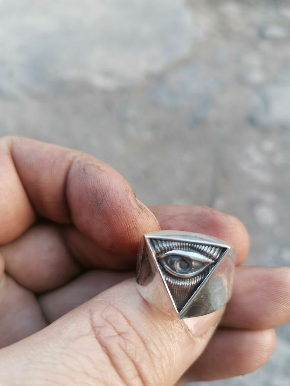 Печатка, серебро, 925 проба