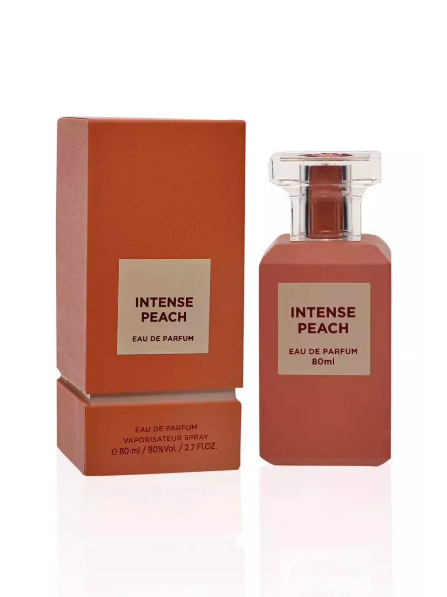 Парфюмерная вода Eau De Parfum Intense Peach, восточные ноты, унисекс, 80 мл