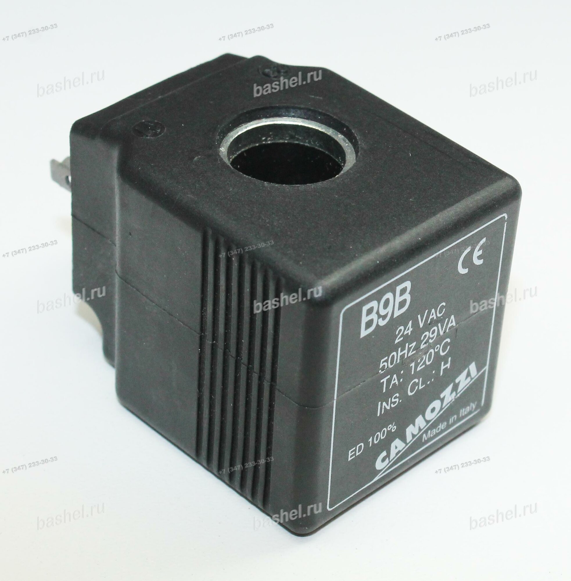 B9B AC 24V, 29VA, Катушка соленоид, Camozzi