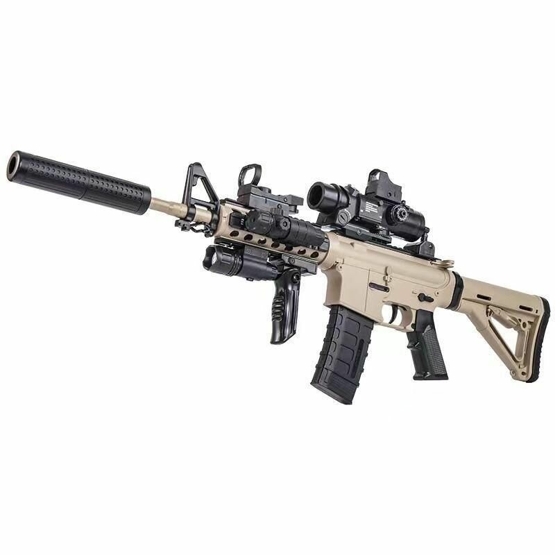 Гидрогелевый игрушечный пистолет, M4A1, полный набор аксессуаров, высокая мощность. Подарки/Личное использование/Сплочение команды