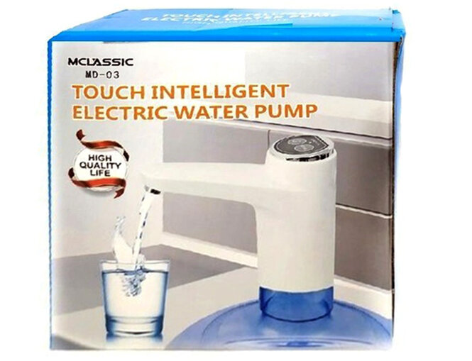 Автоматический насос-помпа для воды на бутылку MD-03 TOUCH INTELLIGENT ELECTRIC WATER PUMP