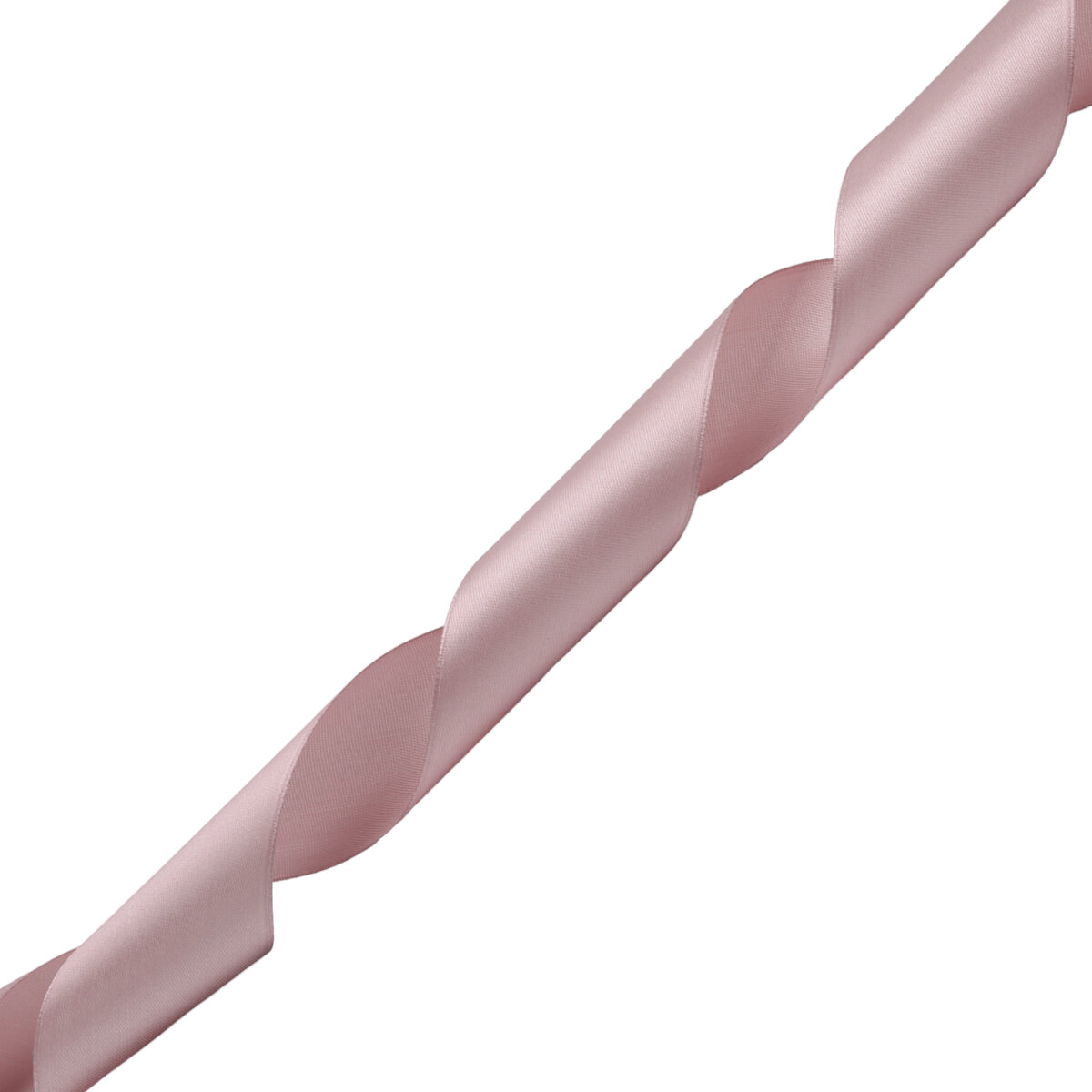 Лента атласная декоративная широкая Айрис, 5см*22,86м (064 старая роза)