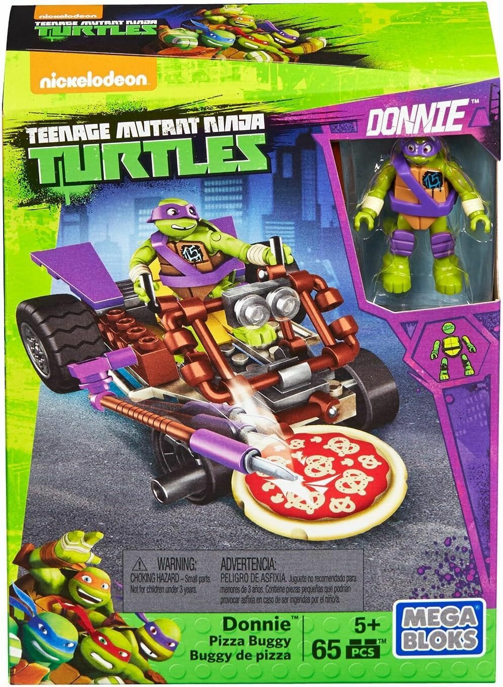 Mega Bloks/Teenage Mutant Ninja Turtles -TMNT 1987, Набор классических вагонов для вечеринок