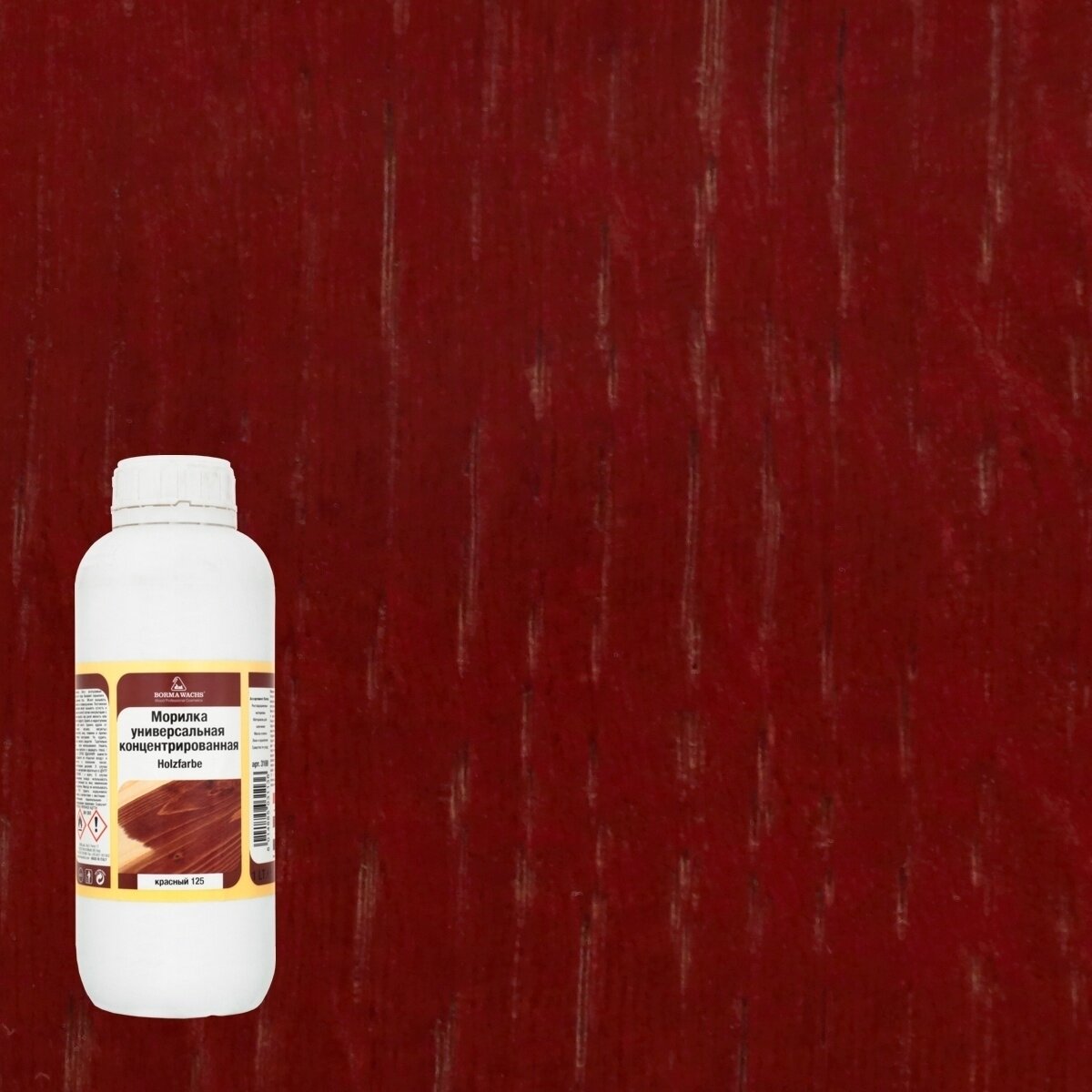 Морилка универсальная Borma Holzfarbe 1 л 125 Красный 3100RO